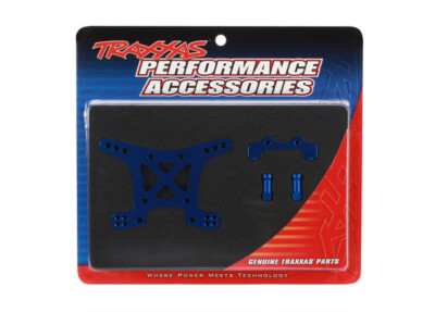 Traxxas 6839X Aluminum Front Shock Tower Blue Slash 4X4 / Stampede 4X4 ...