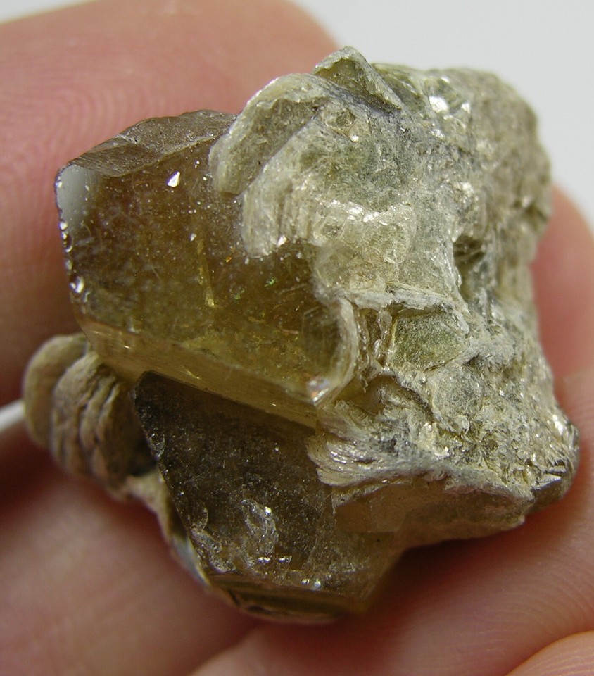 63.40ct Pakistan Terminated Heliodor Crystal in Mica Matrix Specimen 12 ...