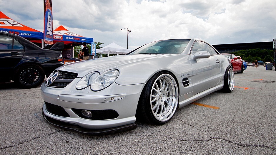 MERCEDES SL55 R230 LOWERING LINKS KIT ABC (PREMIUM FULLY ADJUSTABLE ...