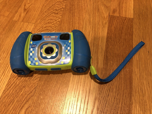 VTech Kidizoom Camera Connect Blue/Green 1.3 Mega Pixels,4x Digital ...