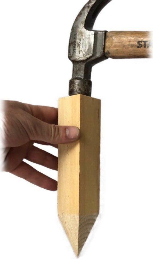 Wooden Survey Stakes Hubs 2by2by8" construction sites, land survey ...