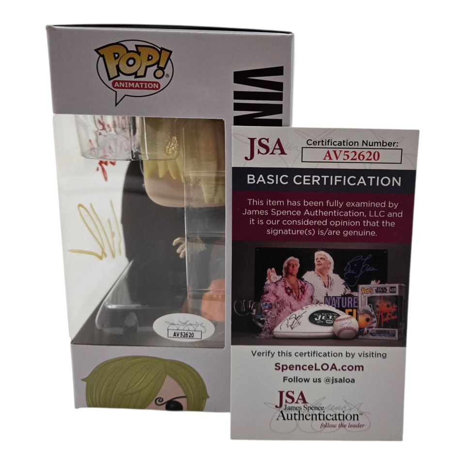 Vinsmoke Sanji Signed Funko Pop One Piece Eric Vale Autograph JSA COA ...