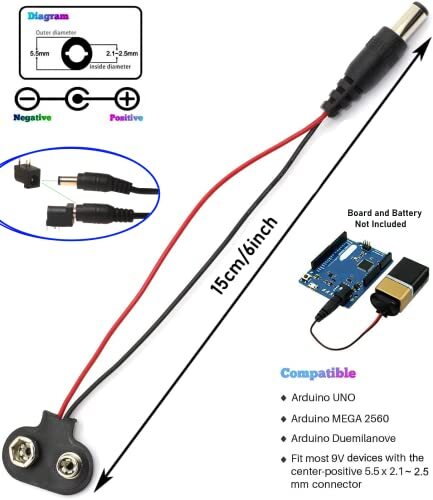 Breadboard-Friendly 2.1mm PCB Mounting Female DC Power Barrel Jack ...