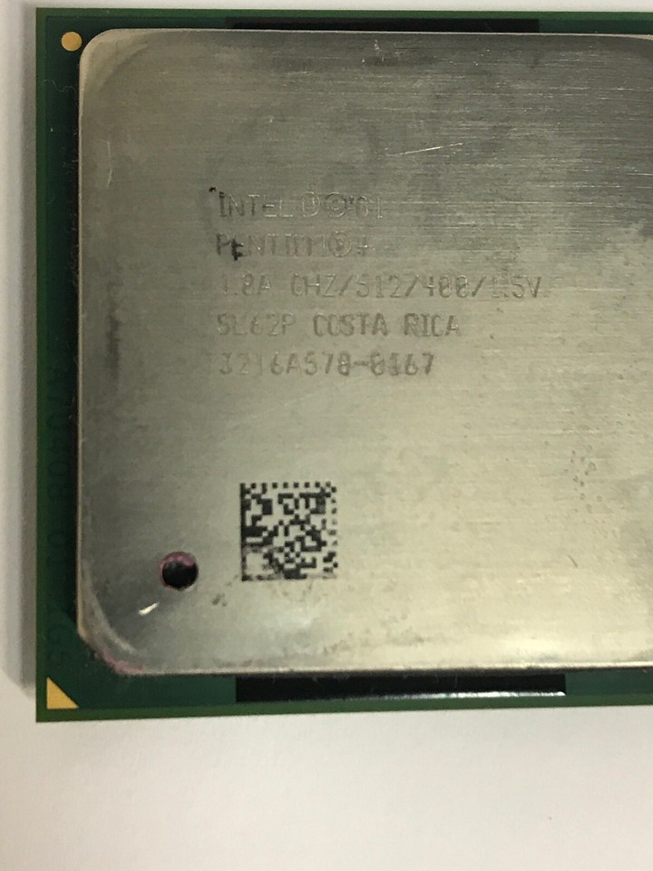 PC Computer Intel SL62P Pentium 4 1.8GHZ 512K Processor | eBay