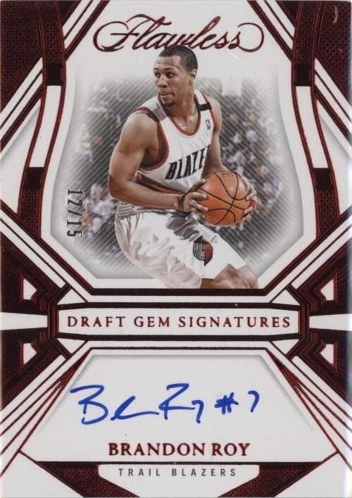 2023-24 Panini Flawless - Draft Gem Signatures Brandon Roy #DGS-ROY ...