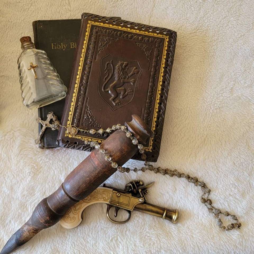 Bram Stoker's personal writer/vampire slayer kit. (This is fictional ...