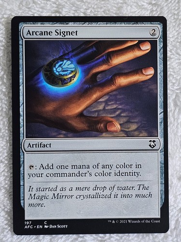 MTG Arcane Signet #197 Adventures in the Forgotten Realms Magic Card NM ...