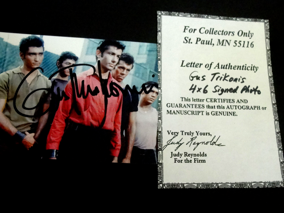 Gus Trikonis Signed Autograph 4x6 Photo w/COA-West Side Story | eBay