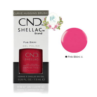 CND Shellac UV Gel Polish 0.25 oz NIB Pink Bikini | eBay