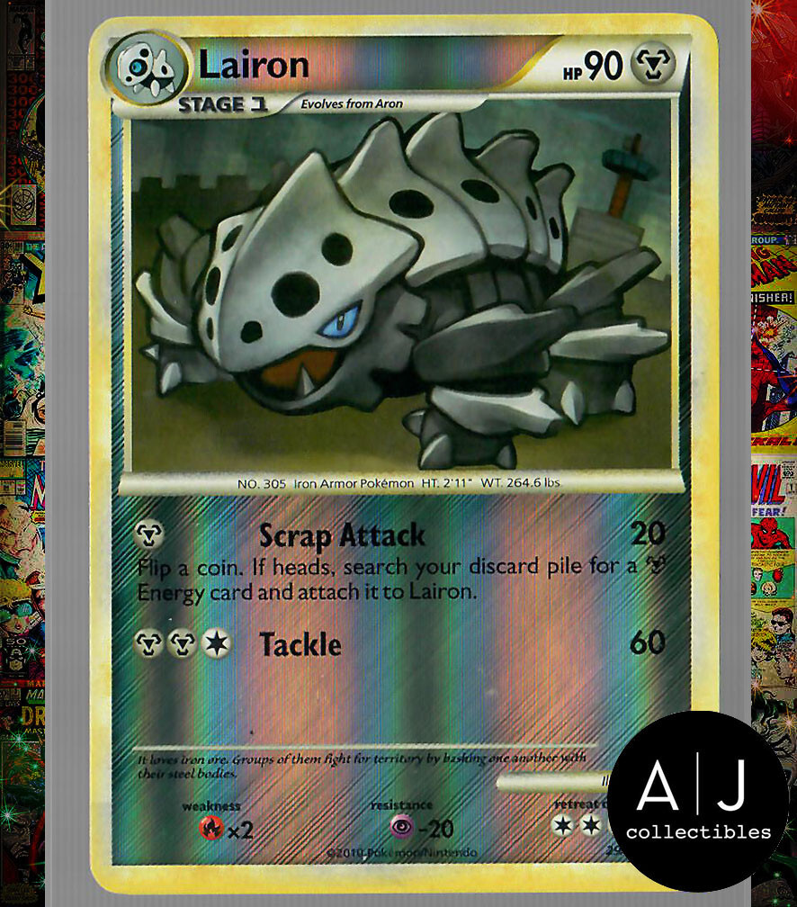 Lairon Pokemon Card