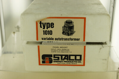 Transformers - Staco Variable Autotransformer