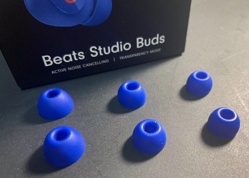 6 Pairs Studio Blue NEW Replacement Beat Pro Buds Earbud Silicon tips L ...