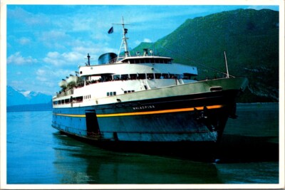Vintage Postcard Seattle To Skagway Alaska State Ferries Posted 1990 | eBay