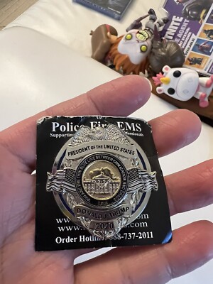 Donald J. Trump Commemorative Inauguration 2020 3" Metal Badge Thin ...