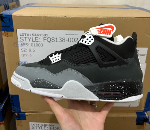 Nike Air Jordan 4 “Fear” Retro Jordan Ⅳ AJ4 “Fear” Men's 2024 NEW ...