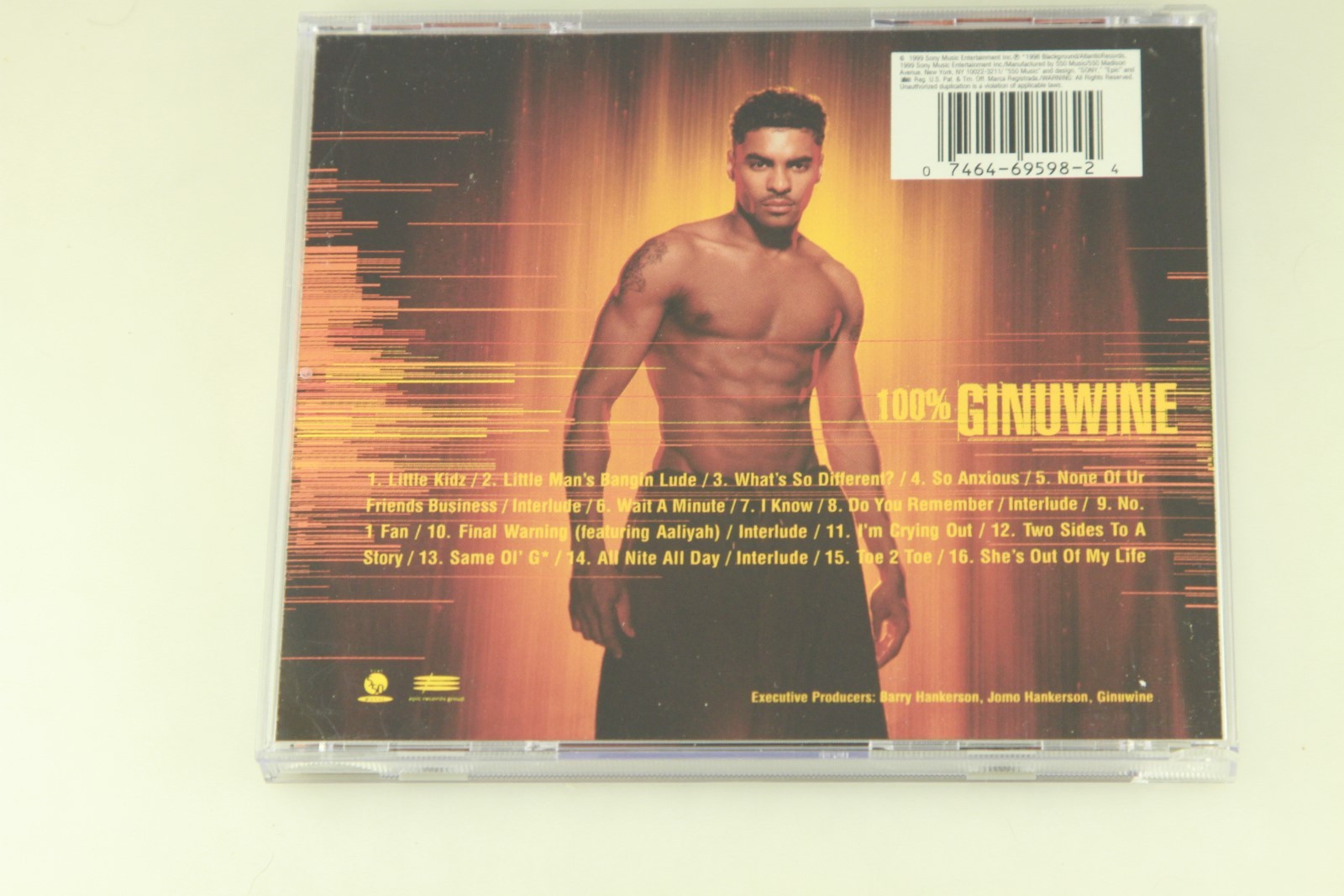 CD 100% Ginuwine by Ginuwine (CD, Mar-1999, 550 Music) | eBay
