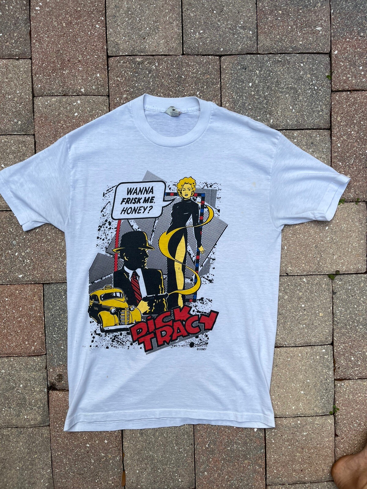 VTG 90s Disney Dick Tracy "Wanna Frisk Me, Honey" Sin… - Gem