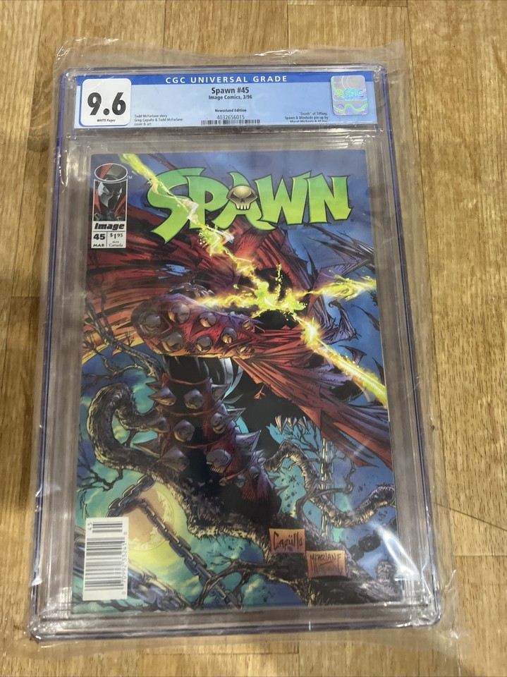 Spawn #45 Death of Tiffany McFarlane & Capullo 1st Print CGC 9.6 ...