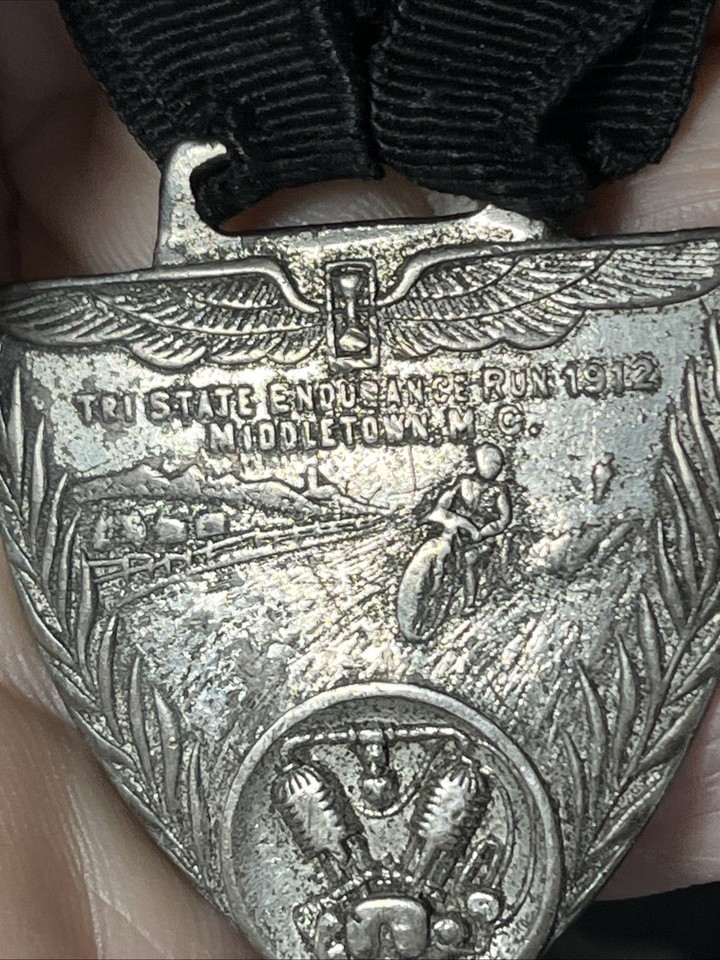 RARE FLYING MERKEL MOTORCYCLE FOB 1912 Try State Run Ohio | eBay