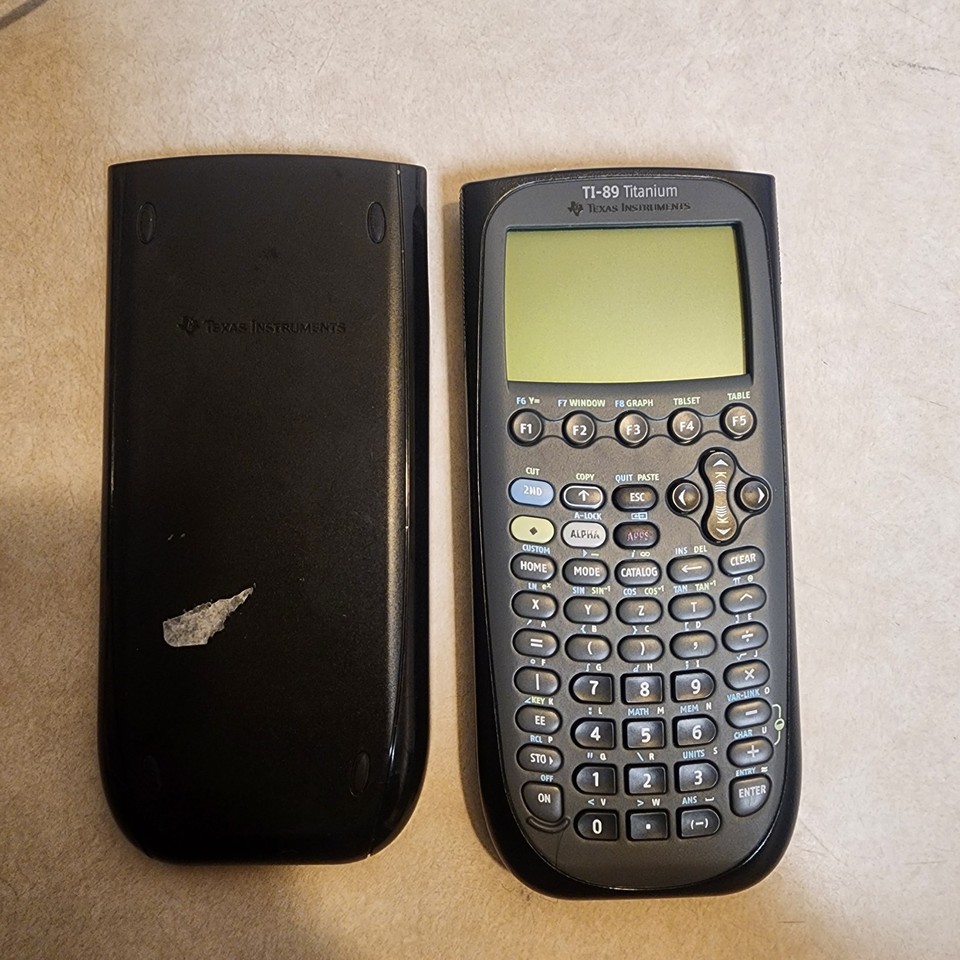 Texas Instruments TI-89 Titanium Graphing Calculator & Cover No ...