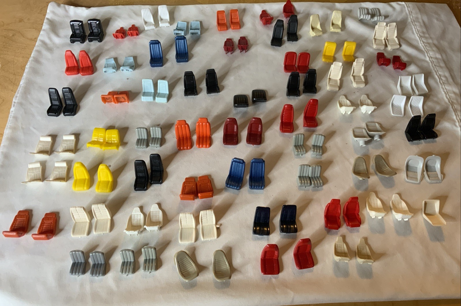 Lot Of Vintage Plastic Model Kit Car Project Junk Yard Salvage Parts ...