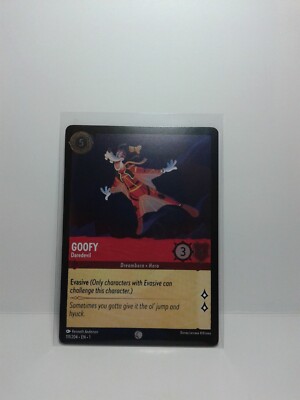 Lorcana: Goofy Daredevil 111/204 cold foil (NM) (single card) | eBay