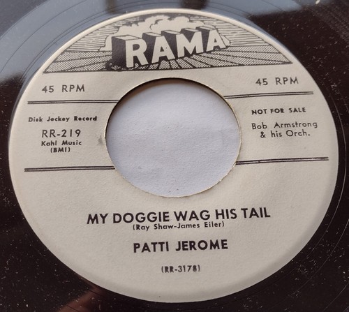 USA!!! Ex to NM- PATTI JEROME My Doggie Wag His Tail /Just As I Am 1956 ...