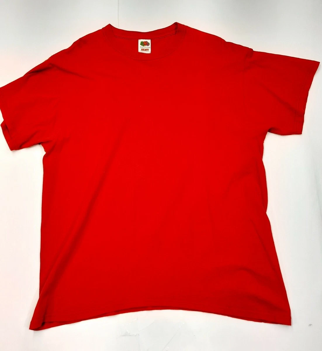 Plain Red Shirt Front And Back