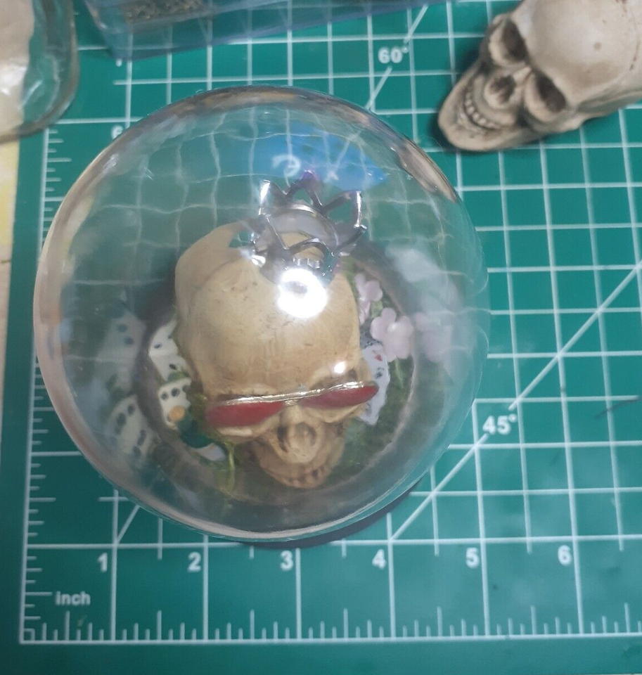 Gambler's Lucky Skull/ Hand Made By Bronx Artist Sculptor OOAK | eBay