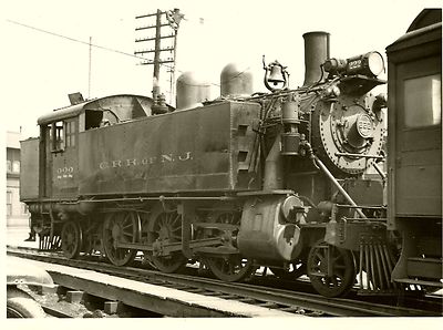 EE156 RP 1936/60s? CRR NJ CNJ RAILROAD TANK ENGINE #222 ELIZABETHPORT ...