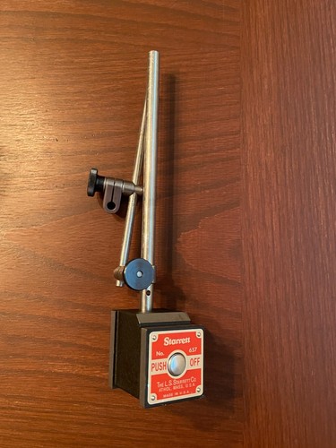 Starrett No. 657AA Magnetic Base Indicator Holder in Original Box Good ...