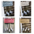 Handmade Redneck Wind chime Natural wooden wood Outdoor Chain hanging ...