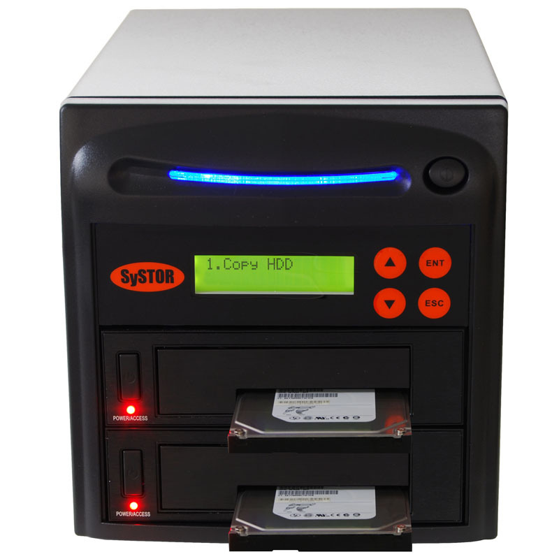 Systor 1:1 SATA 2.5" 3.5" SSD HDD Hard Drive Duplicator & Sanitizer - 5 ...