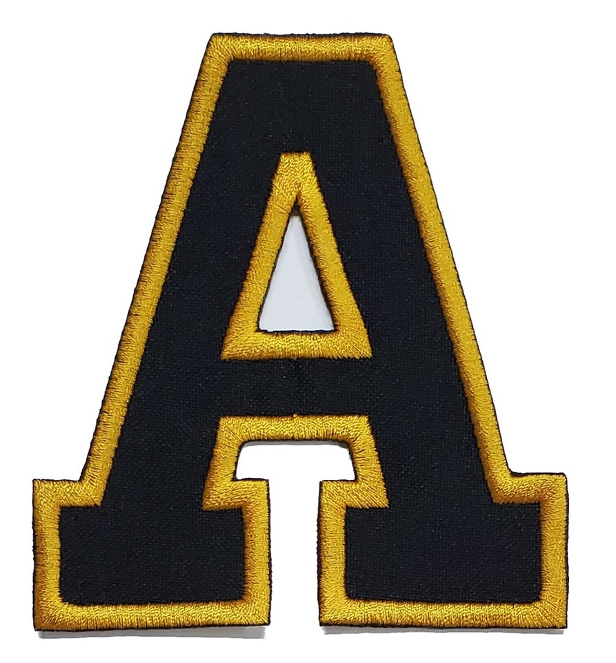 Letters College Varsity Letterman Embroidered Iron On Patch Customize ...