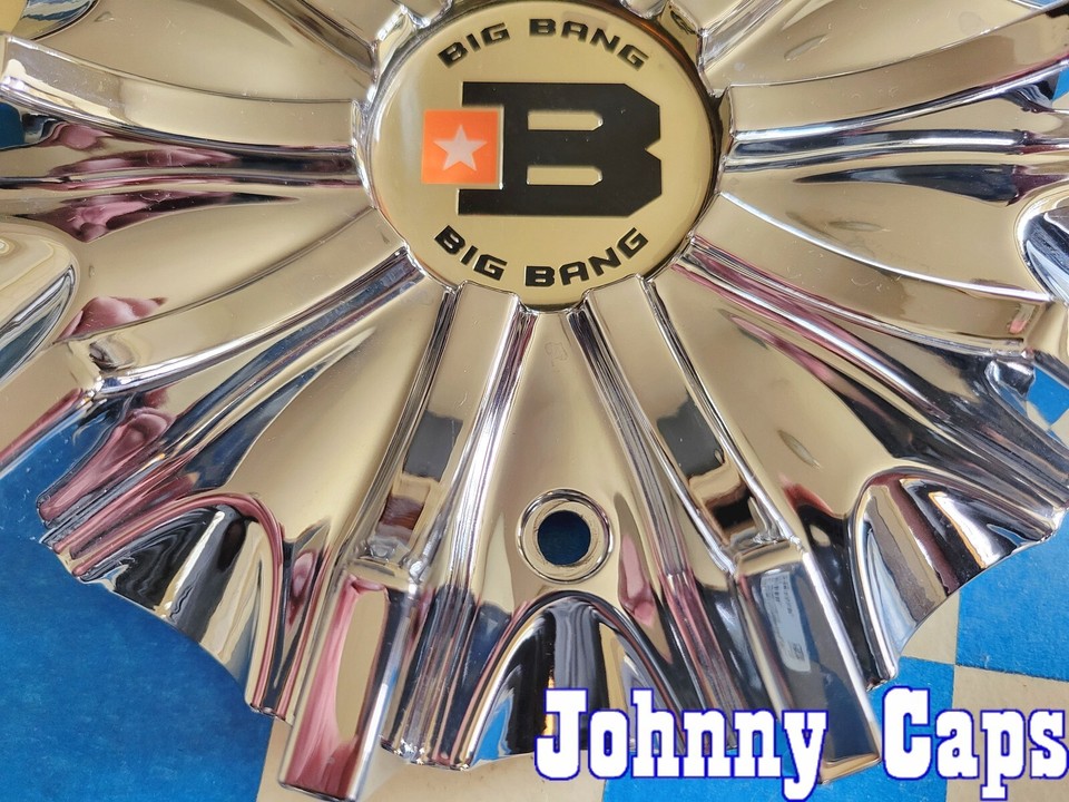 BIG BANG Wheels # CAP9088-C . Custom Wheel CHROME Center Cap [57] (QTY ...