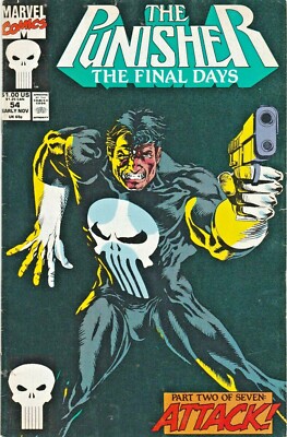 PUNISHER #54 MICROCHIP * THE KINGPIN HUGH HAYNES MARVEL 1991 NICE!!! | eBay
