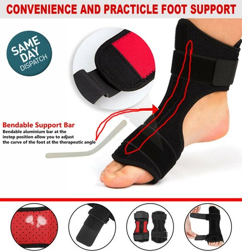 Plantar Fasciitis Night Splint Posterior Foot Drop Therapy Instep ...