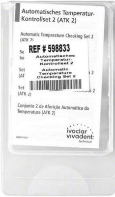 AUTOMATIC TEMPERATURE CHECKING SET 2 (ATK2) IVOCLAR FOR PROGRAMAT ...