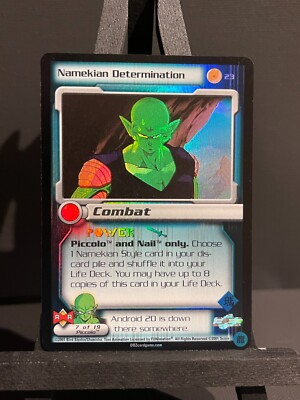 Dragon Ball Z CCG Namekian Determination 23 Androids Saga Limited Foil ...