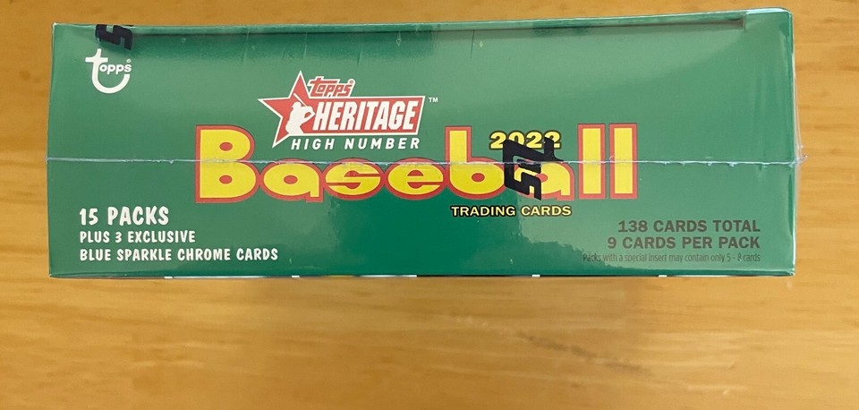 2022 Topps Heritage High Number Baseball 138 CardS Mega Box UNOPENED | eBay