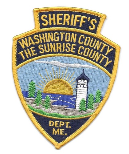 MAINE- WASHINGTON COUNTY SHERIFF- MACHIAS,MAINE- LIGHTHOUSE SCENE-NICE ...