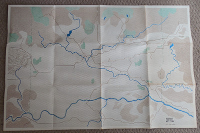 BOOT HILL ROLEPLAYING GAME, 34" X 22" MAP OF PROMISE CITY ONLY, TSR ...