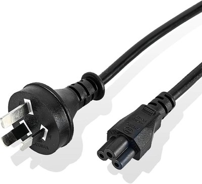 2m AU Plug 3 Prong IEC C5 AC Power Supply Cord Compatible | eBay Australia