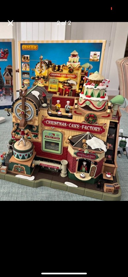 Lemax Christmas Cake Factory #45268 Christmas Village Collection With ...