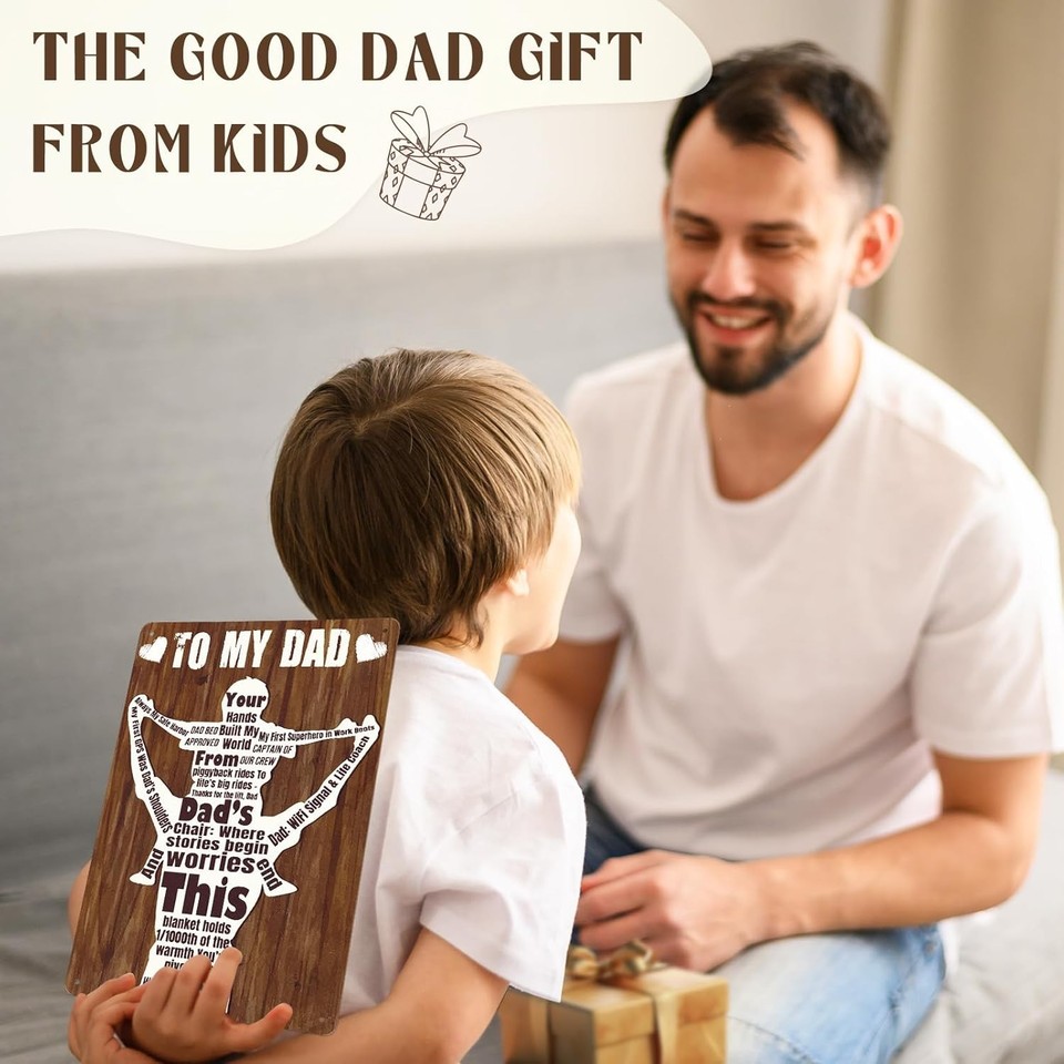 Fathers Day Novelty Gifts,Birthday Gifts for Fathers, Tin Metal Signs ...