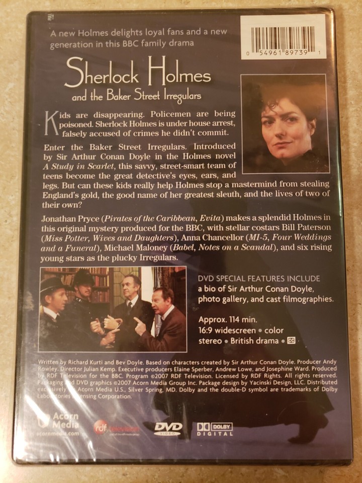 Sherlock Holmes and the Baker Street Irregulars (DVD, 2007) 54961897391 ...