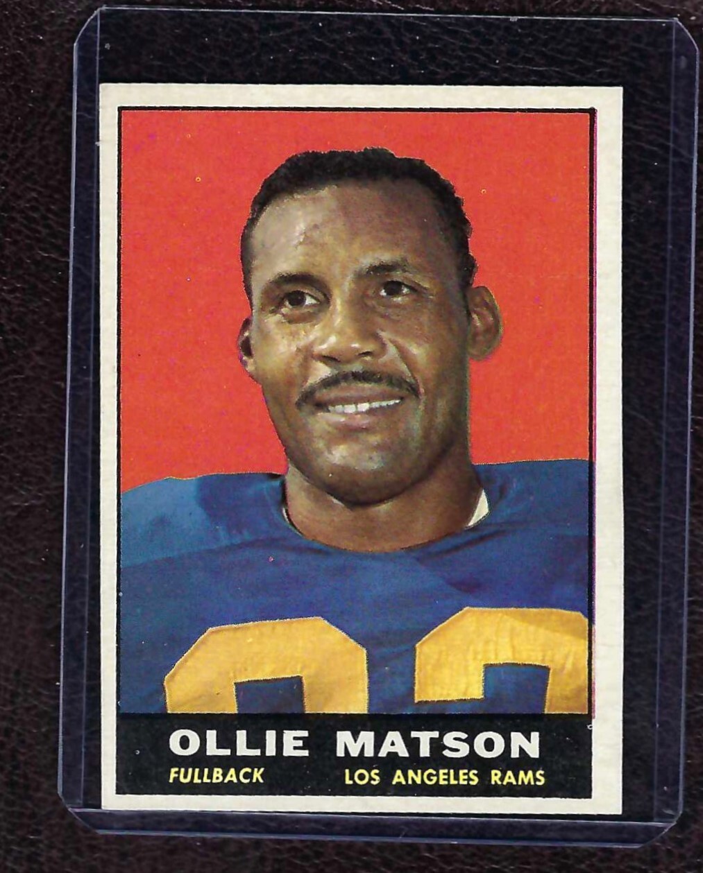 1961 Topps Football #50 Ollie Matson, Los Angeles Rams, HOF, NM! | eBay