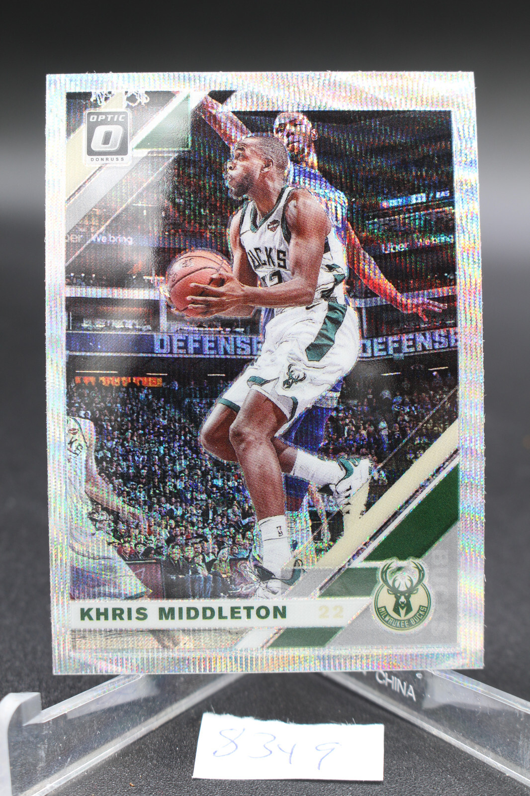 2019-20 Panini Donruss Optic Khris Middleton Silver Wave #71 Bucks | eBay