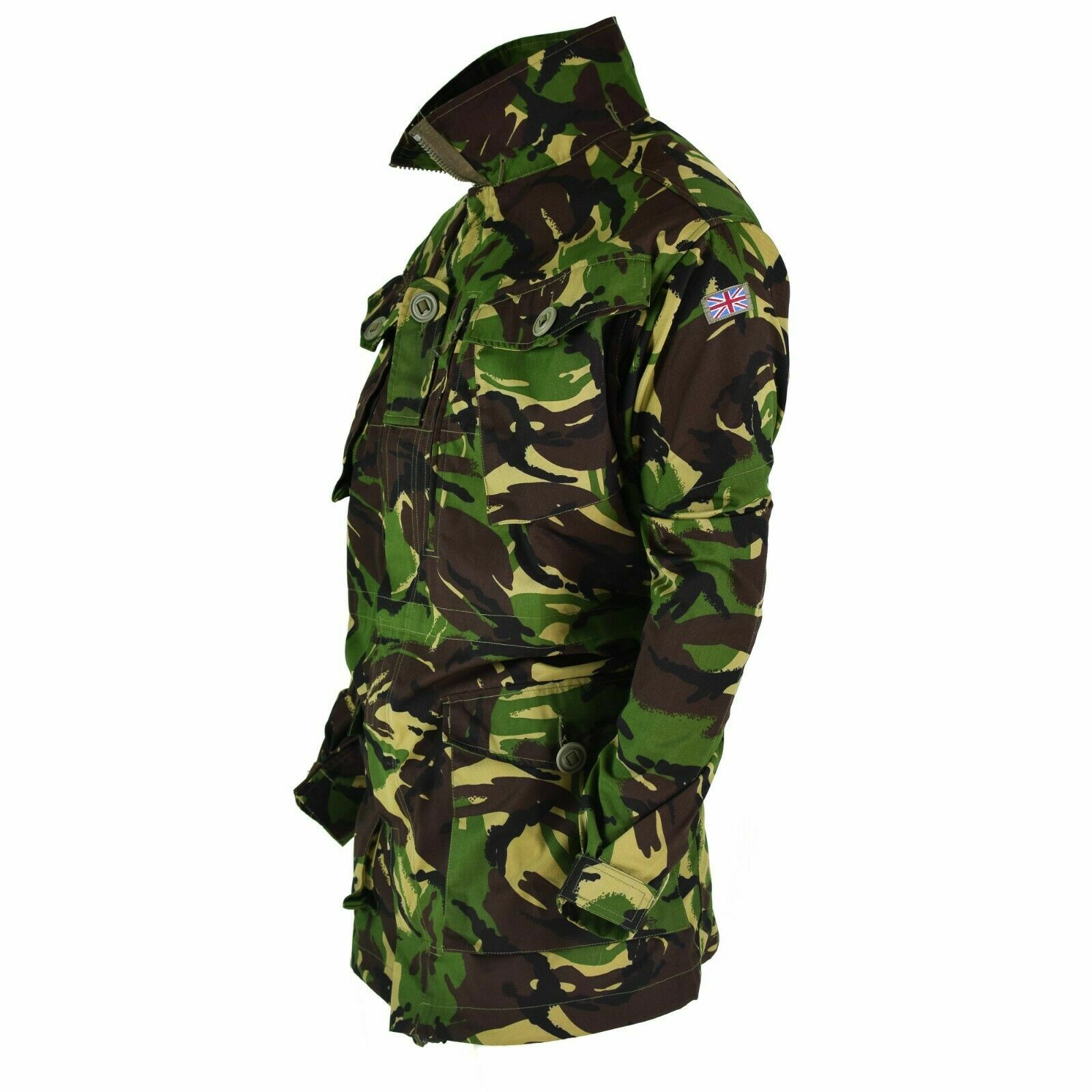 Genuine British army jacket combat DPM camouflage jungle military parka ...