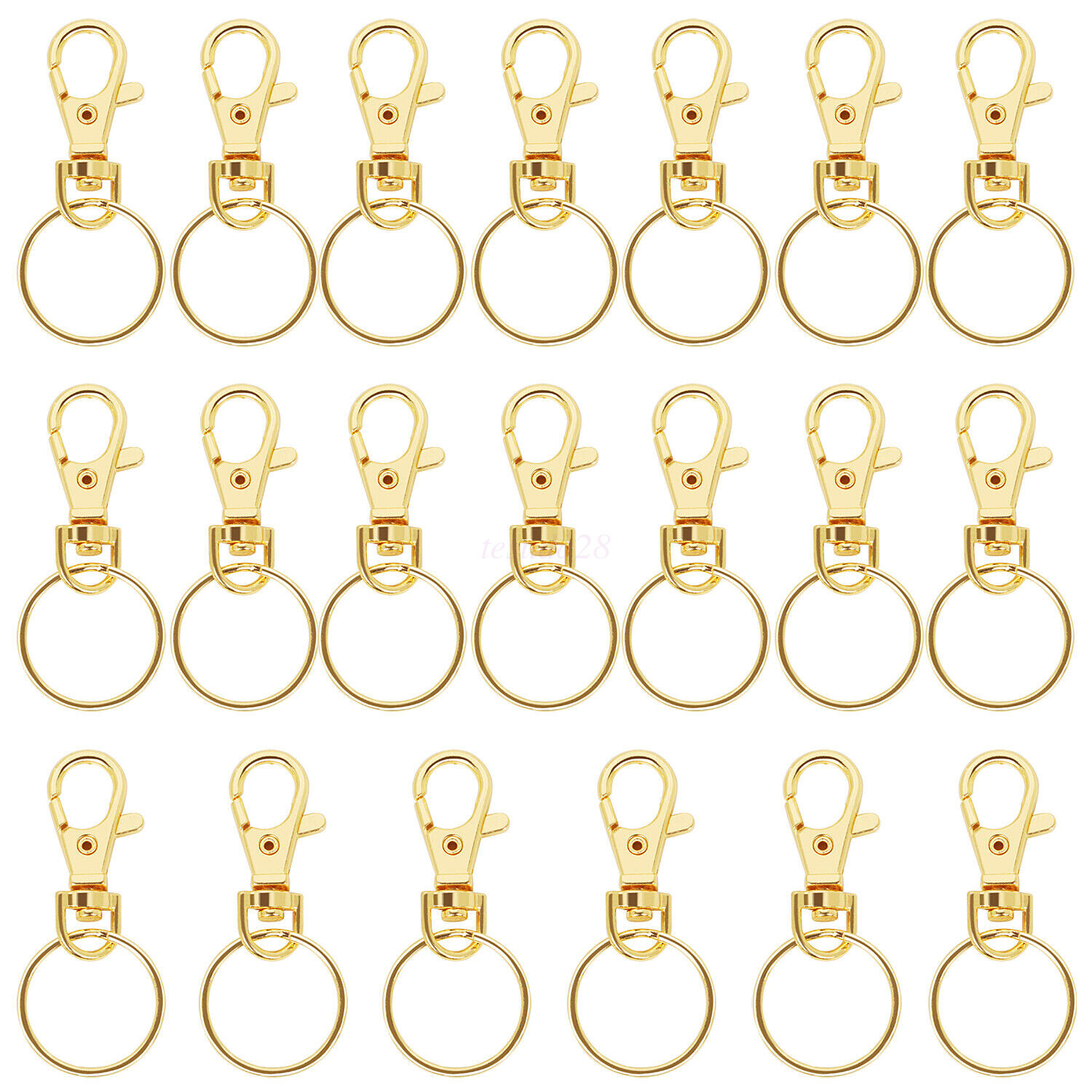 20PCS Small Lobster Detachable Swivel Clasps Keyring Clasps DIY Key ...
